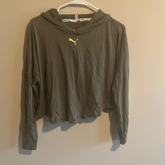 Puma | Tops | Puma Cropped Long Sleeve | Poshmark